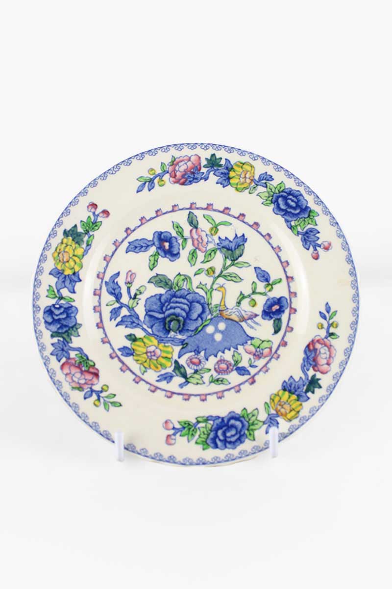 Mason’s Regency Blue Floral Side Plate – Number Eight Prop Hire Company